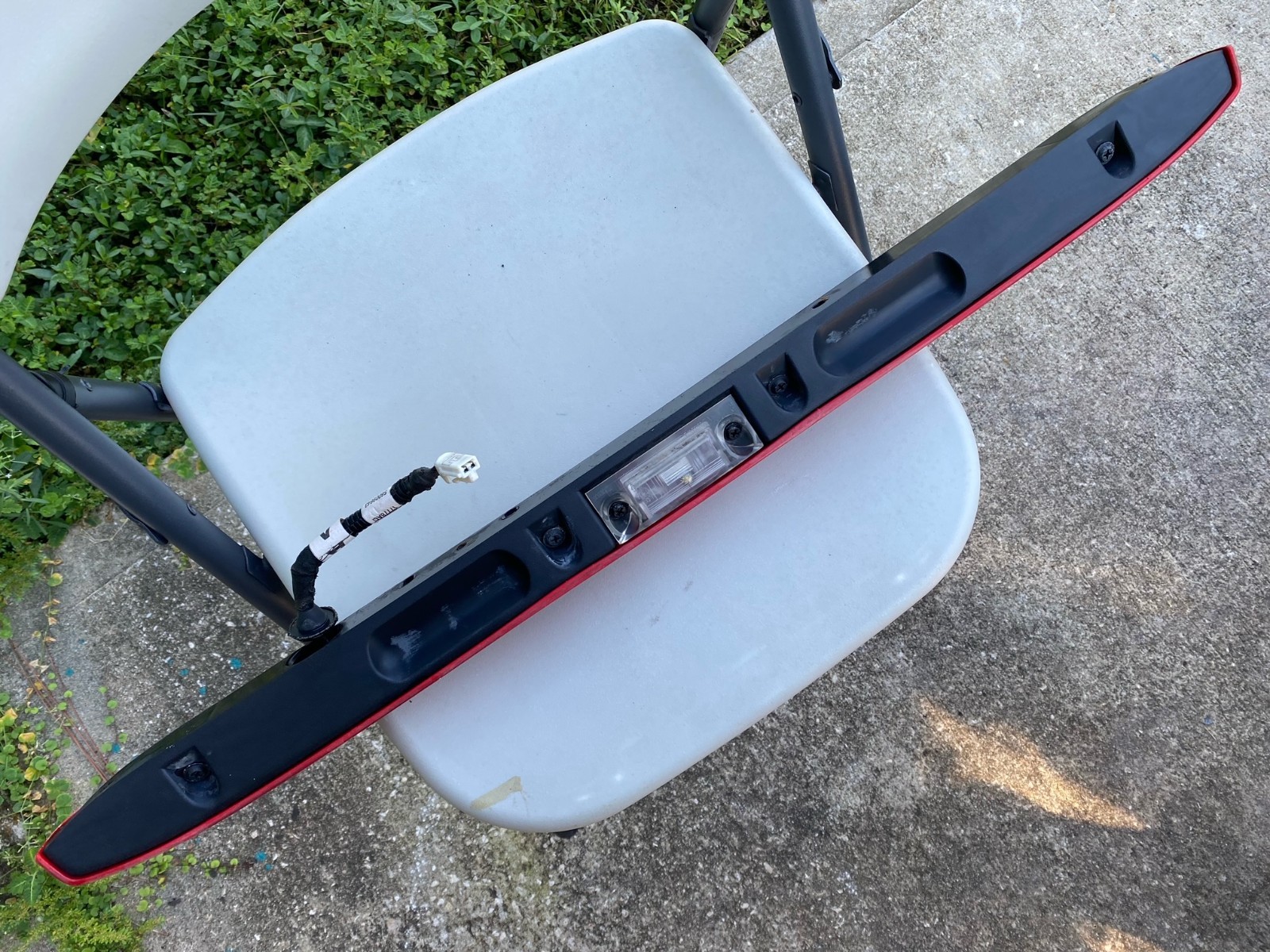 Used 1997-2001 Jeep Cherokee Xj Red Rear Lift Gate Hatch Cover Trim ...