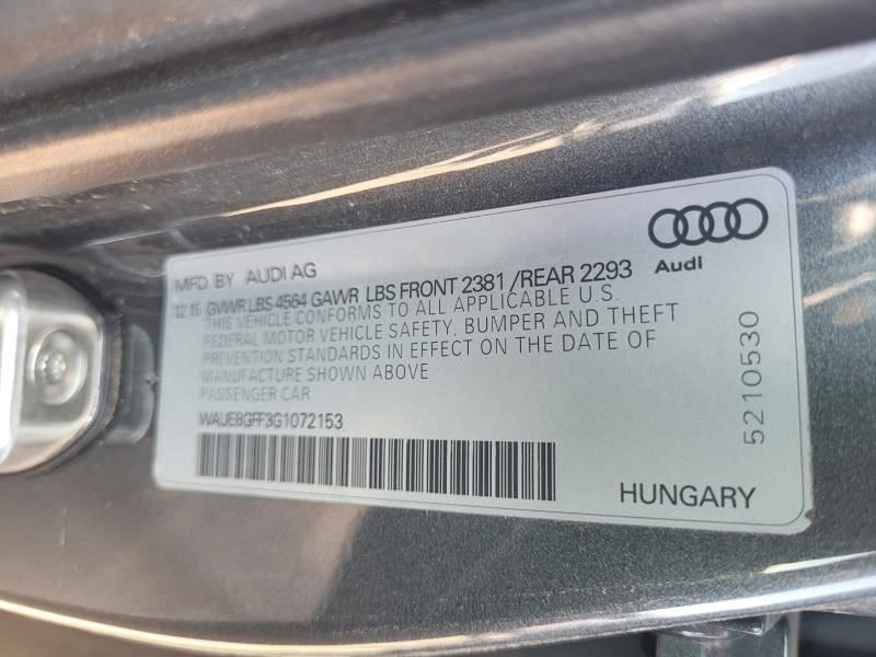 Used Fuel Pump Assembly 2.0l Gasoline Tank Mounted Fits 2015-2016 Audi ...