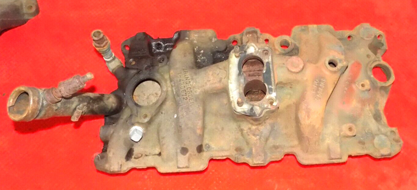 Used 1963 1960's Chevy C40 C50 C60 Truck 2bbl Intake Manifold 3919805 ...