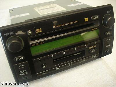 Remanufactured 2002-2004 New Disc Mech Toyota Camry Jbl Radio Stereo 6 ...