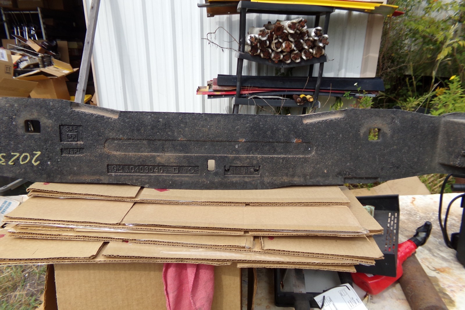 Used 1997-2004 C5 Corvette Oem Front Impact Crash Bar Reinforcement ...