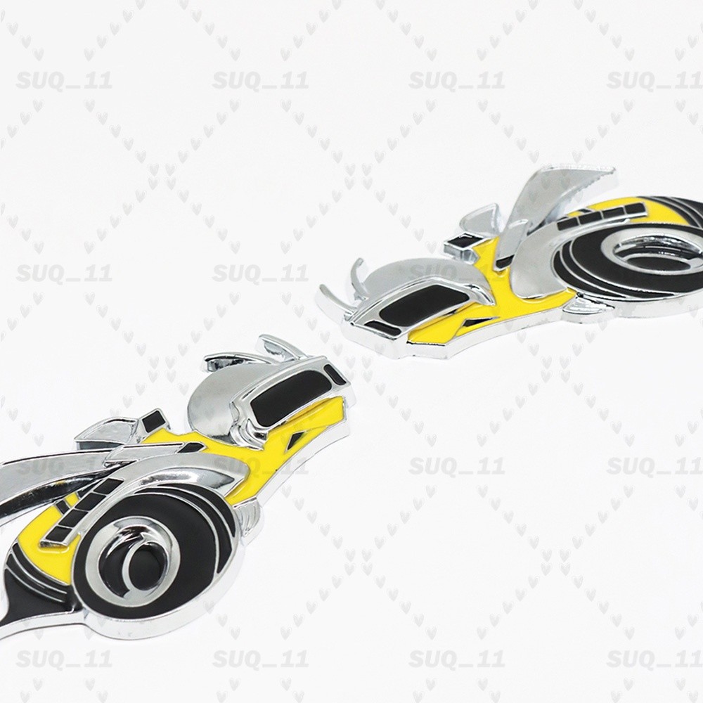 Used 2pc Metal For Super Bee Car Fender Side Badge Emblem Bumblebee ...