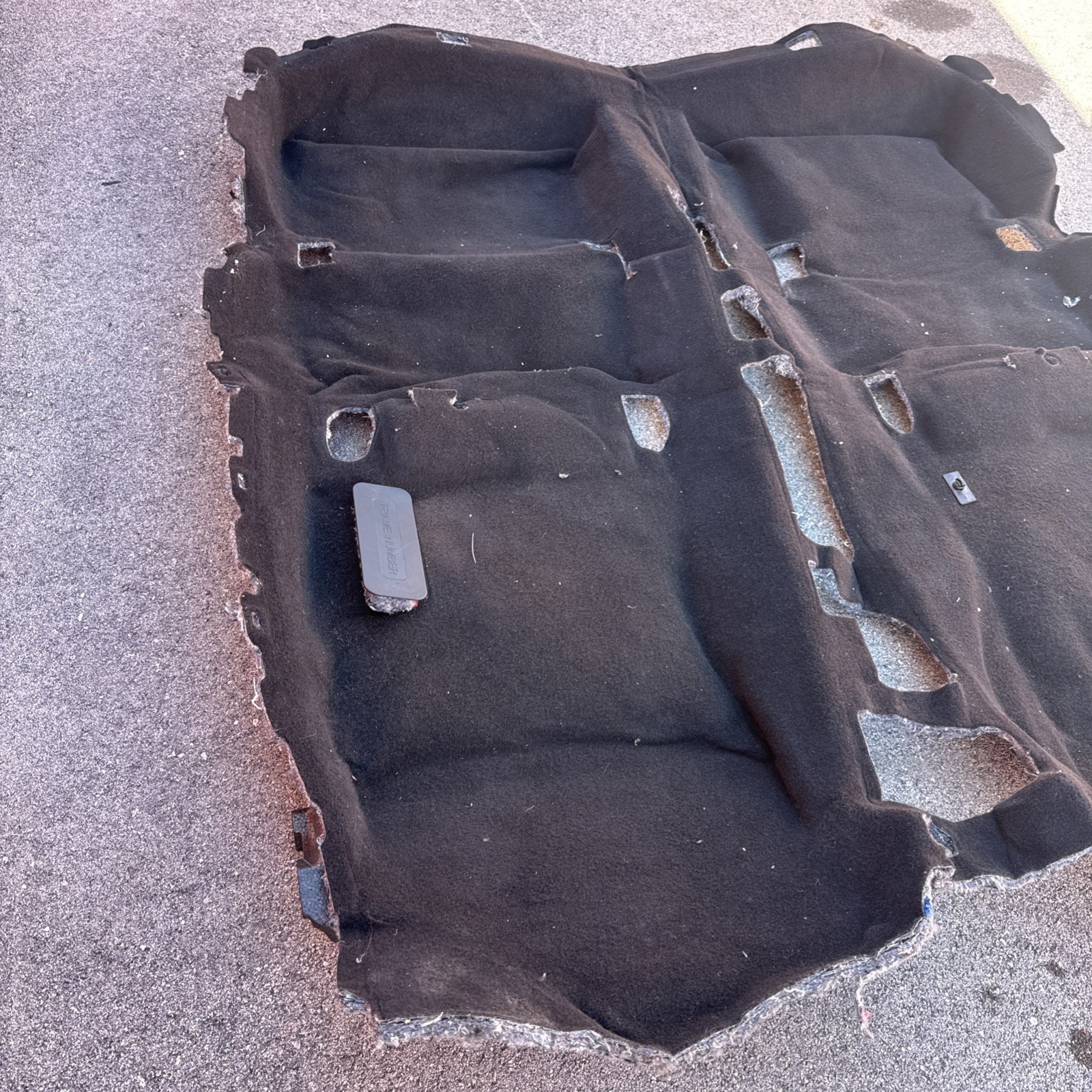 Used 2023-2026 Honda Civic Type-r Fl5 Oem Black Interior Floor Carpet ...