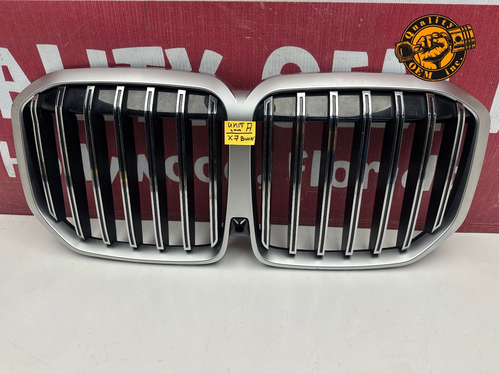 Used 2023-2026 Bmw X7 G07 40i 3.0 Front Bumper Radiator Grille Oem for ...