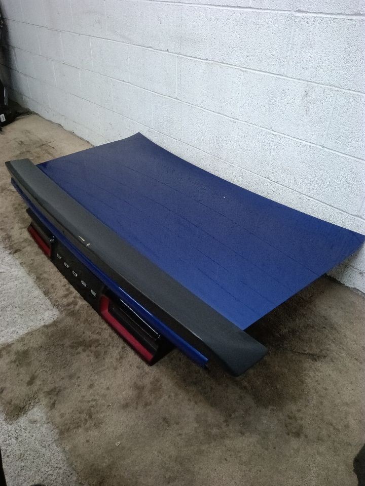 Used Dodge Challenger Trunk Lid Trunklid Decklid Door Pbm Blue W/camera ...