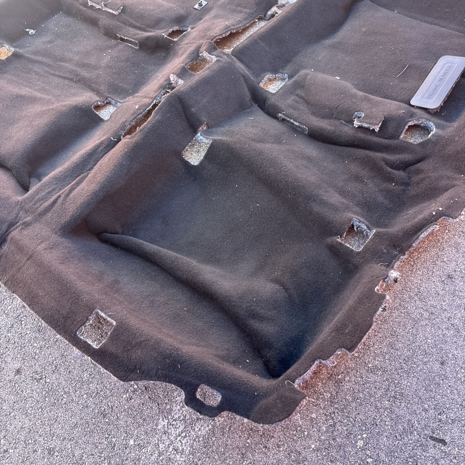 Used 2023-2026 Honda Civic Type-r Fl5 Oem Black Interior Floor Carpet ...