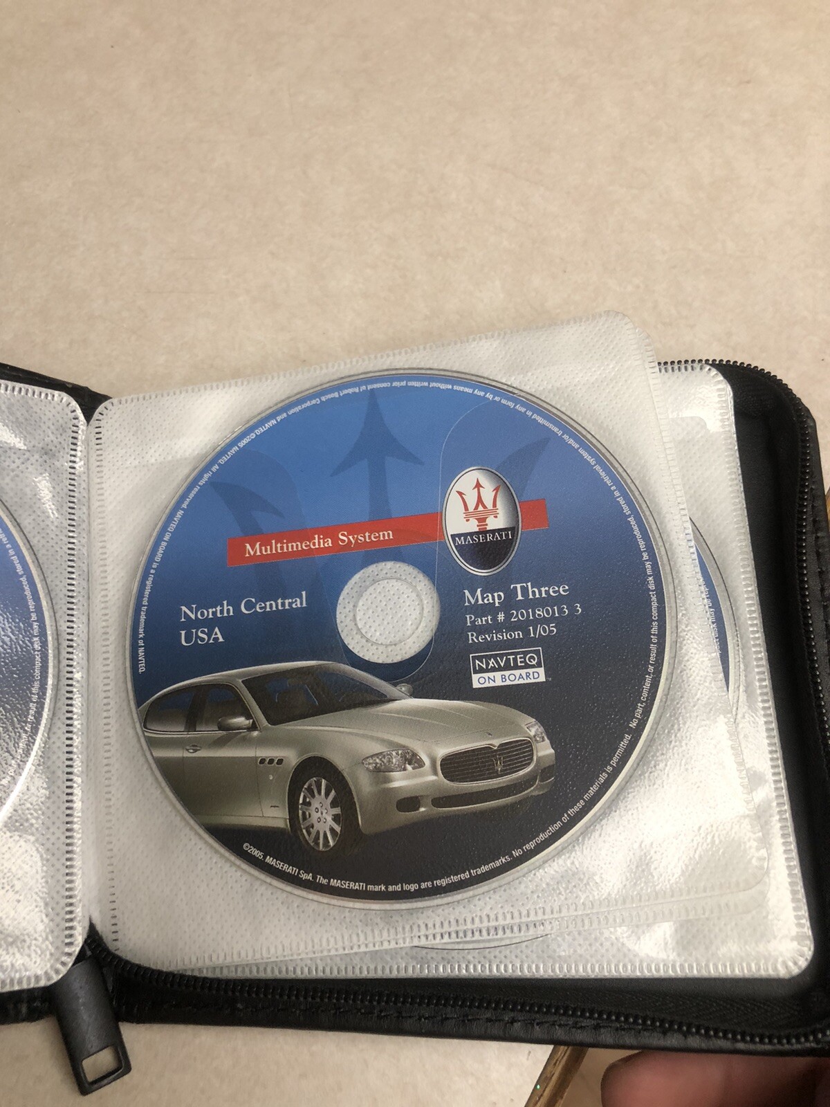 Used Maserati Gps Navigation Discs Cd Oem 2018013 Maps Complete W/case ...