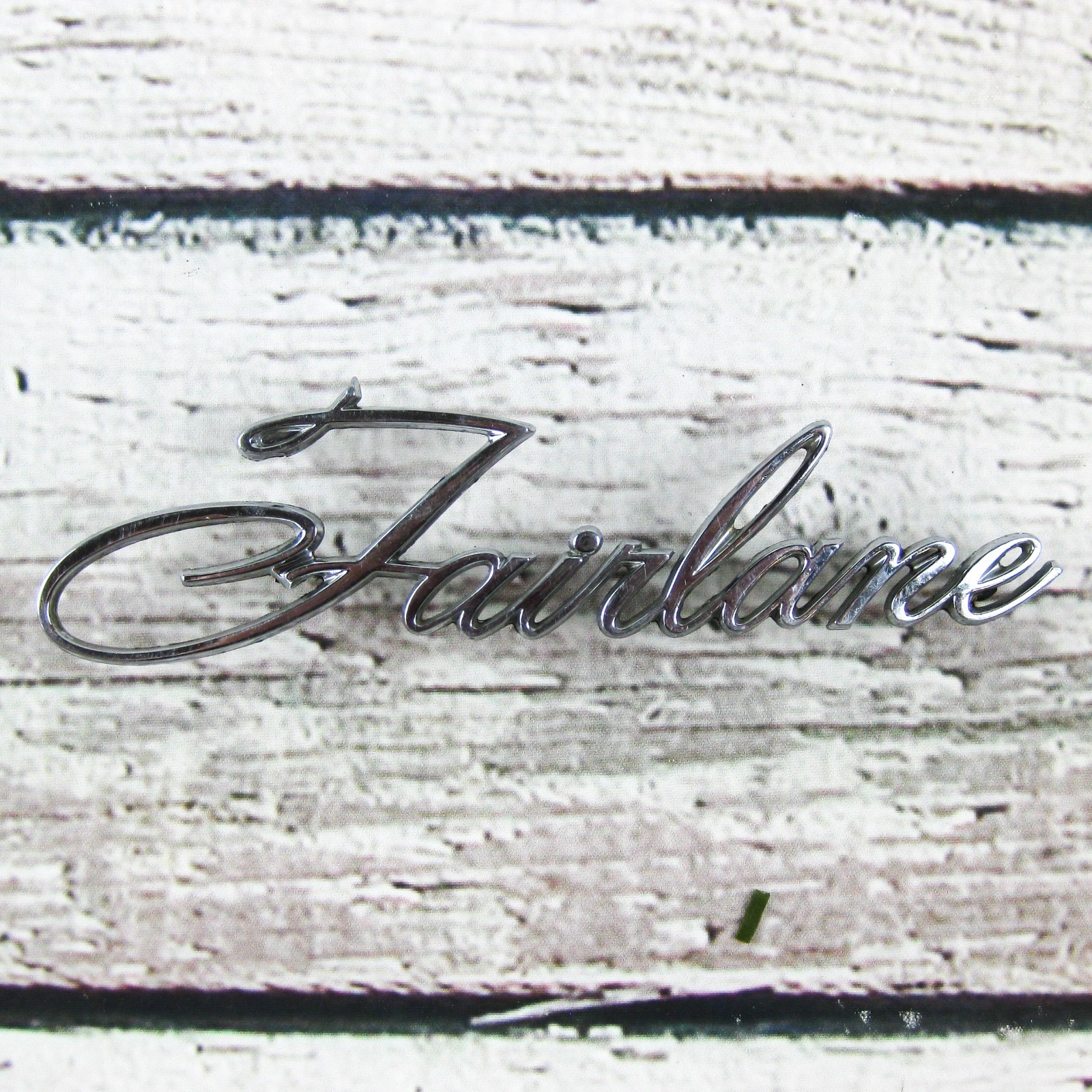 Used 1968 Ford Fairlane Script Emblem Badge Original Vintage Part C8ob ...