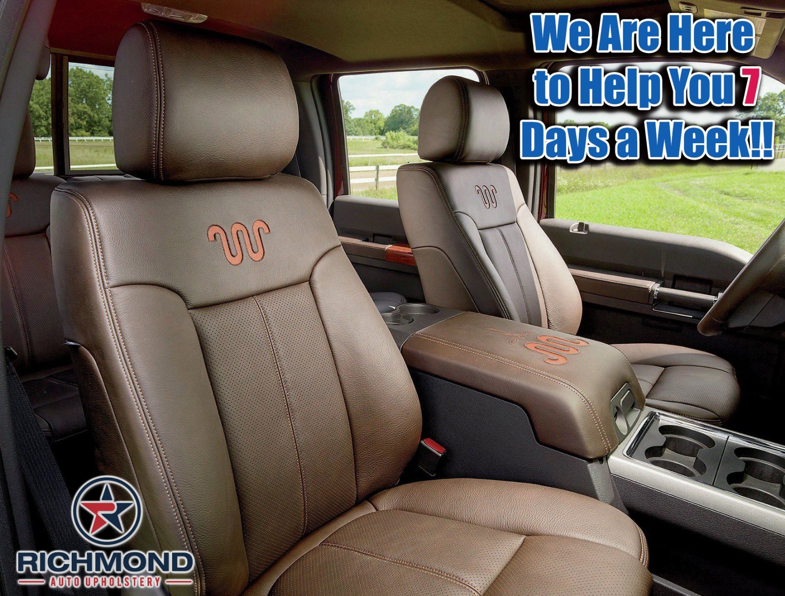 New 2016 Ford F-250 F-350 King Ranch -center Console Lid Replacement ...