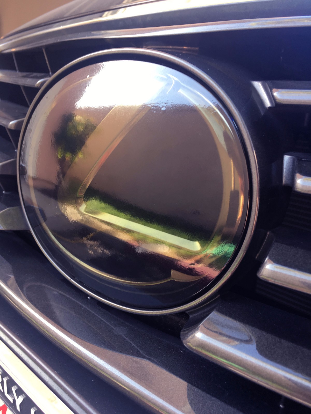 New Precut Front Smoke Tint Overlay Film Compatible With Lexus Emblem ...