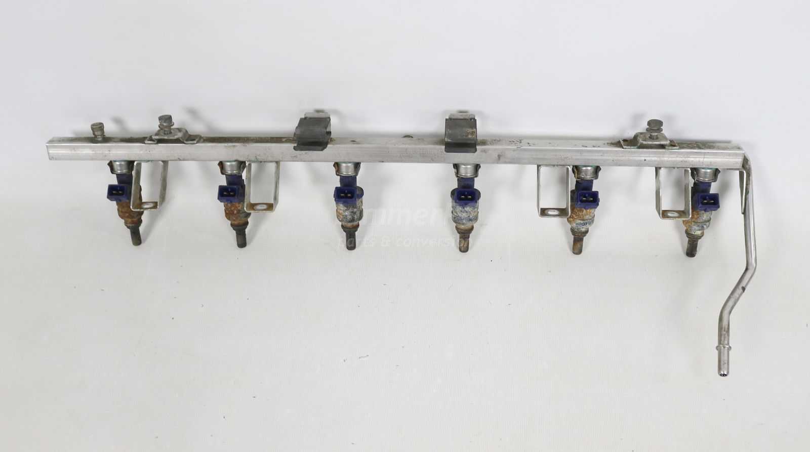 Used Bmw M54 3.0l Engine Fuel Rail W Injectors E39 E46 E53 E60 E83 E85 ...