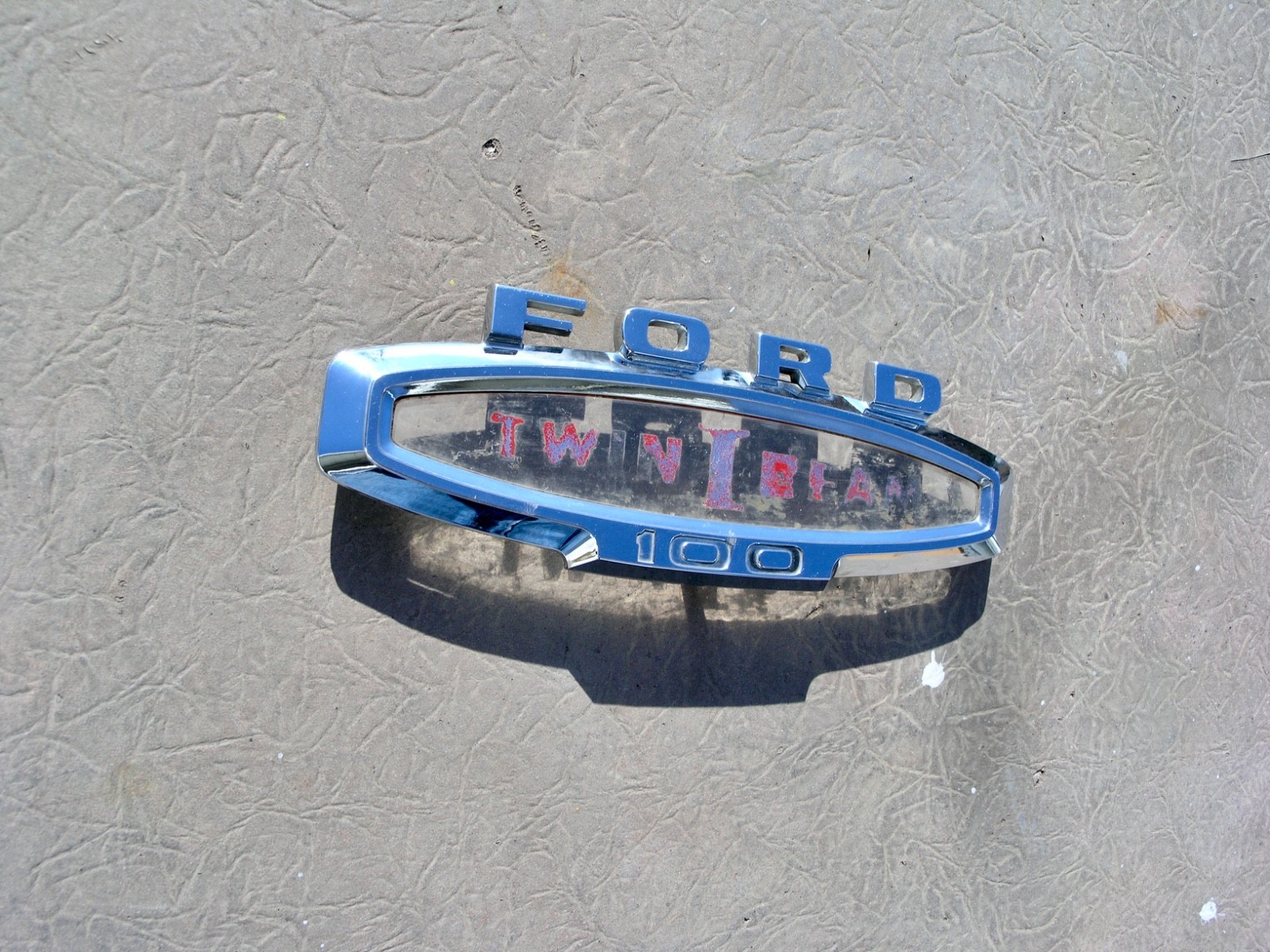Used 1964-1966 Twin-i-beam Emblem F-100 Fender Lh Rh Pickup Truck Ford ...