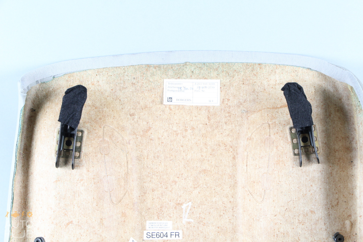 Used 03-06 Mercede W211 E320 E500 Front Seat Back Panel Right Passenger ...