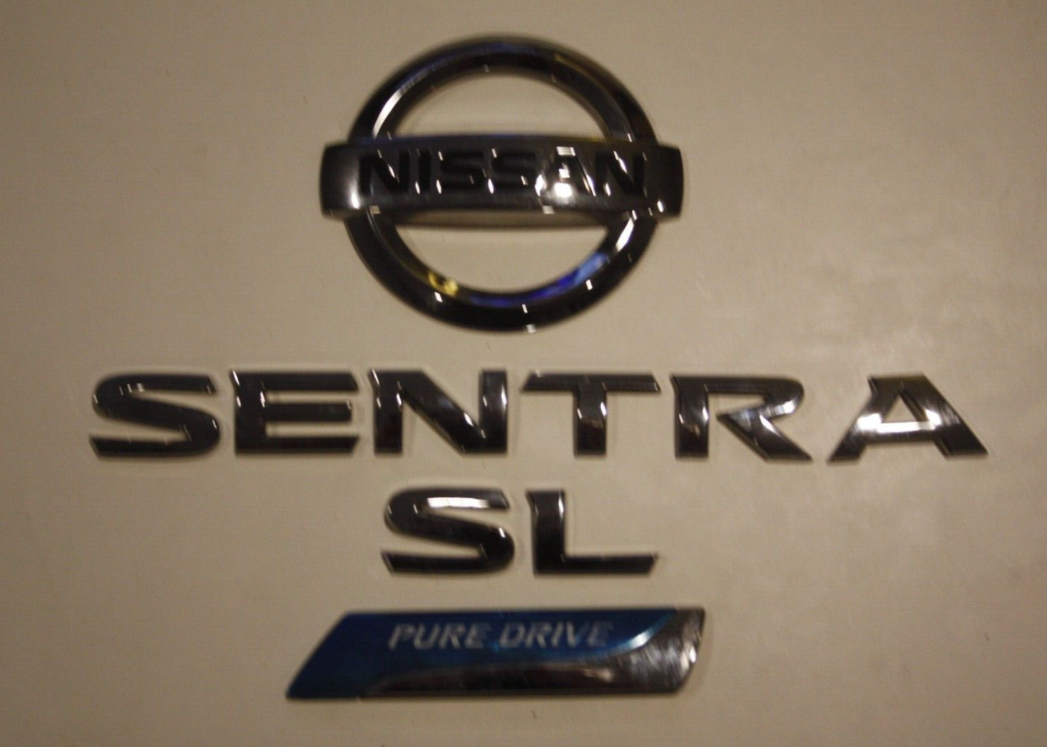 Used 2013-2018 Nissan Sentra Sl Pure Drive Rear Trunk Deck Lid Emblem ...