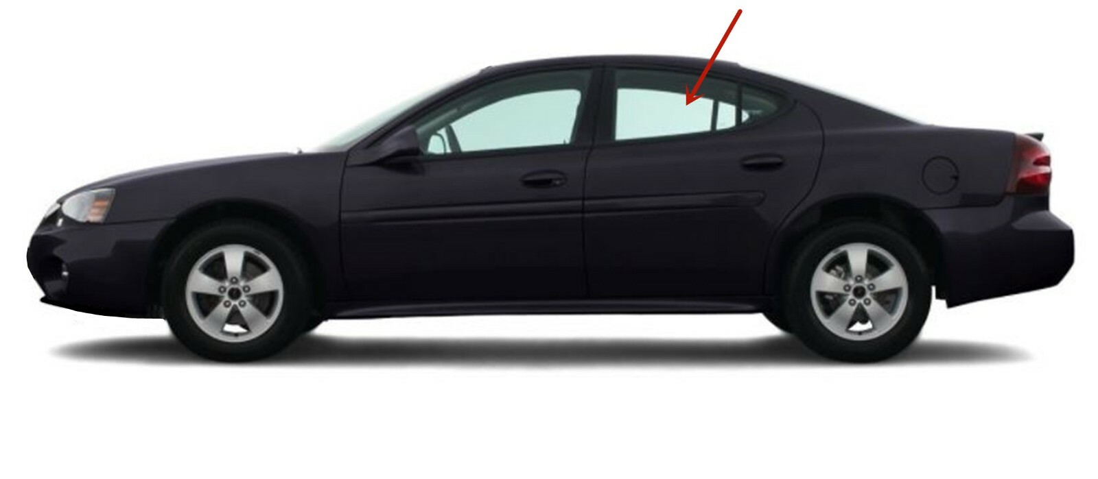 New Fit 200-200 Pontiac Grand Prix Driver Side Left Rear Door Window ...