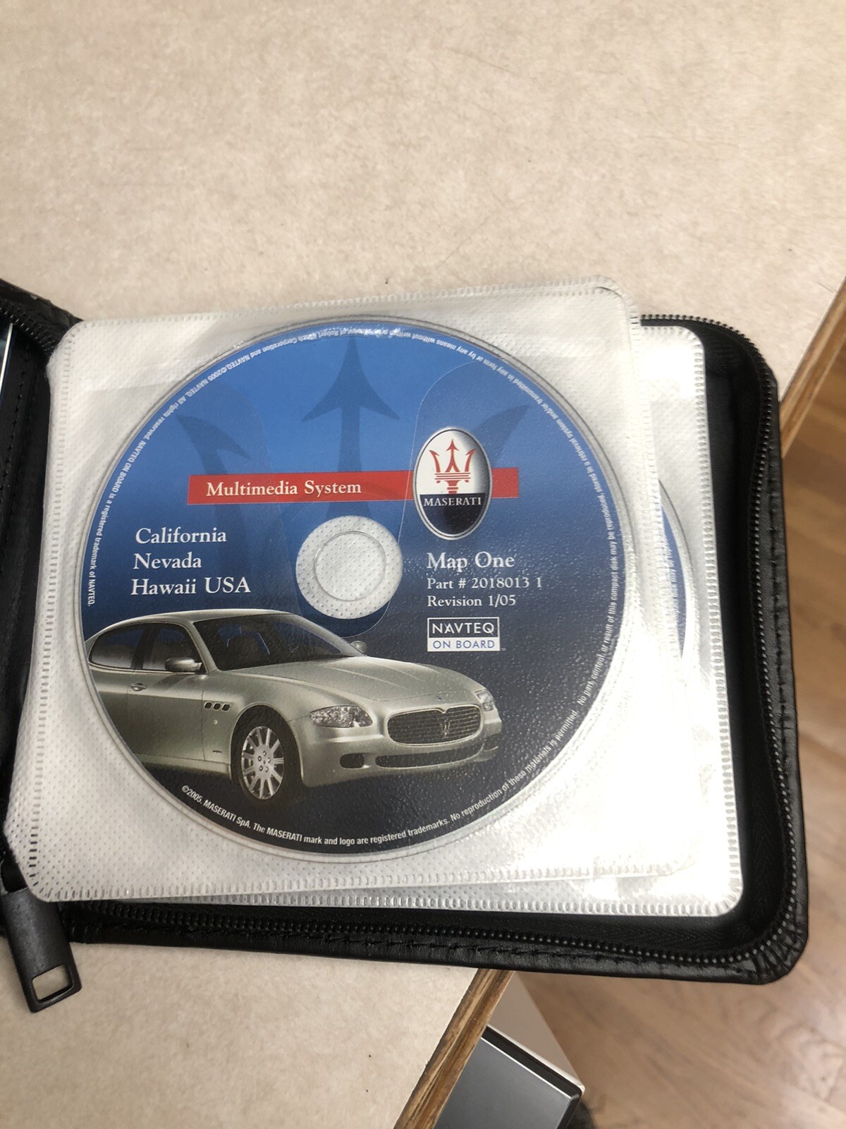 Used Maserati Gps Navigation Discs Cd Oem 2018013 Maps Complete W/case ...