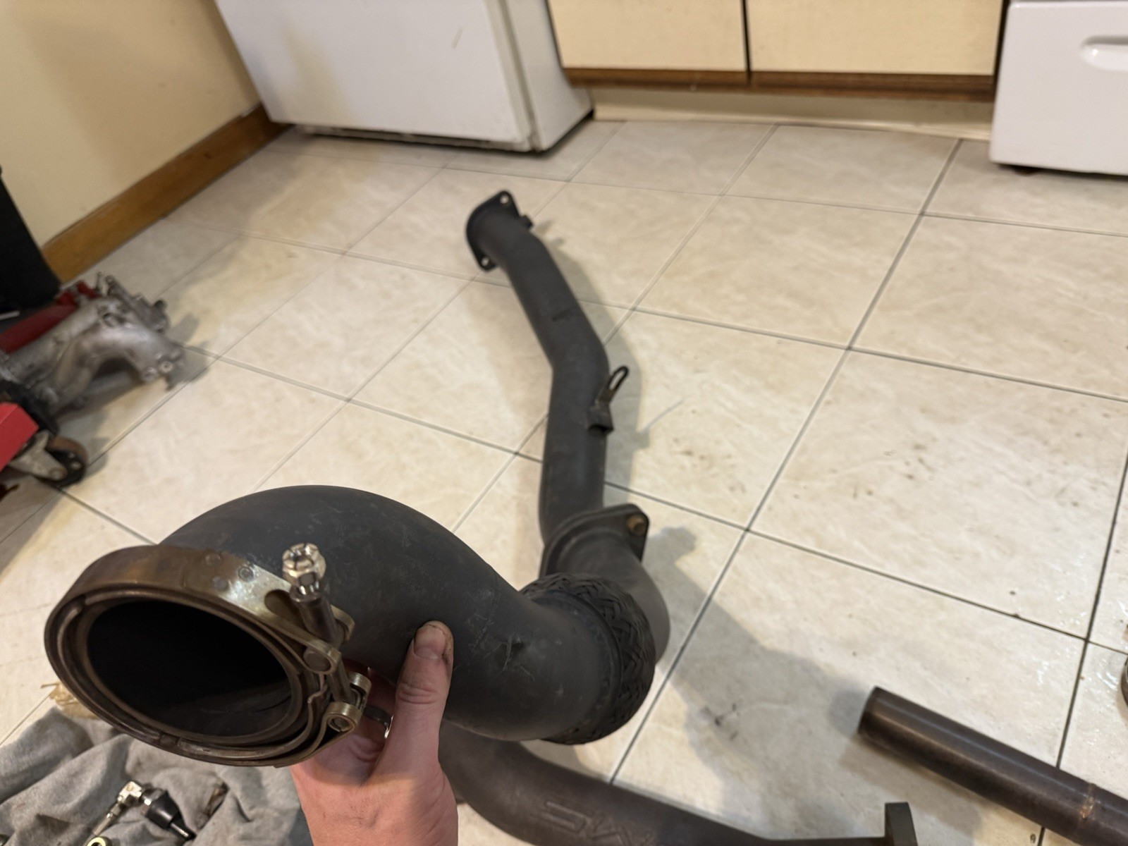 Used Subaru Wrx Sti Ams Rotated Turbo Kit For Garrett V-band Turbo for ...