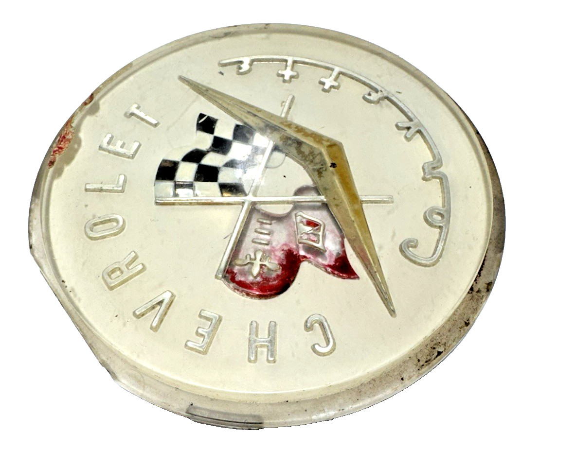 Used 1956-1957 Chevrolet Corvette C1 Front Nose Rear Trunk Emblem Oem ...