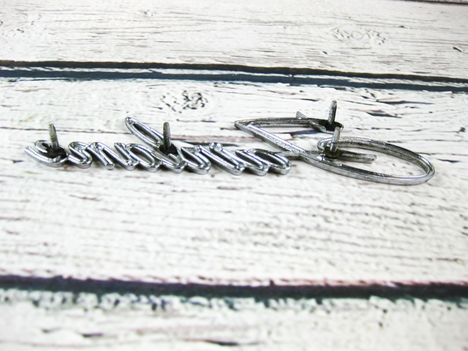 Used 1968 Ford Fairlane Script Emblem Badge Original Vintage Part C8ob ...