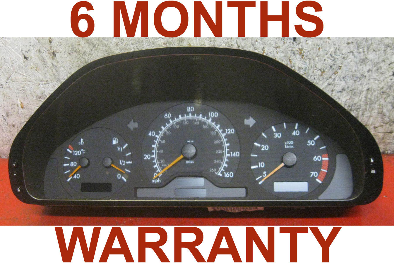 Used 1999 Mercedes Benz C230 Speedometer Instrument Cluster - 6 Month ...