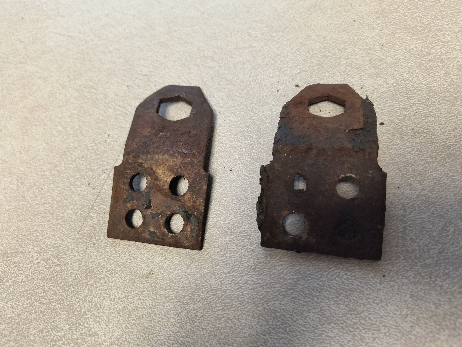 Used Jeep Cj Front Frame Side Brake Line Brackets Mounts Cj5 Cj7 Cj8 ...