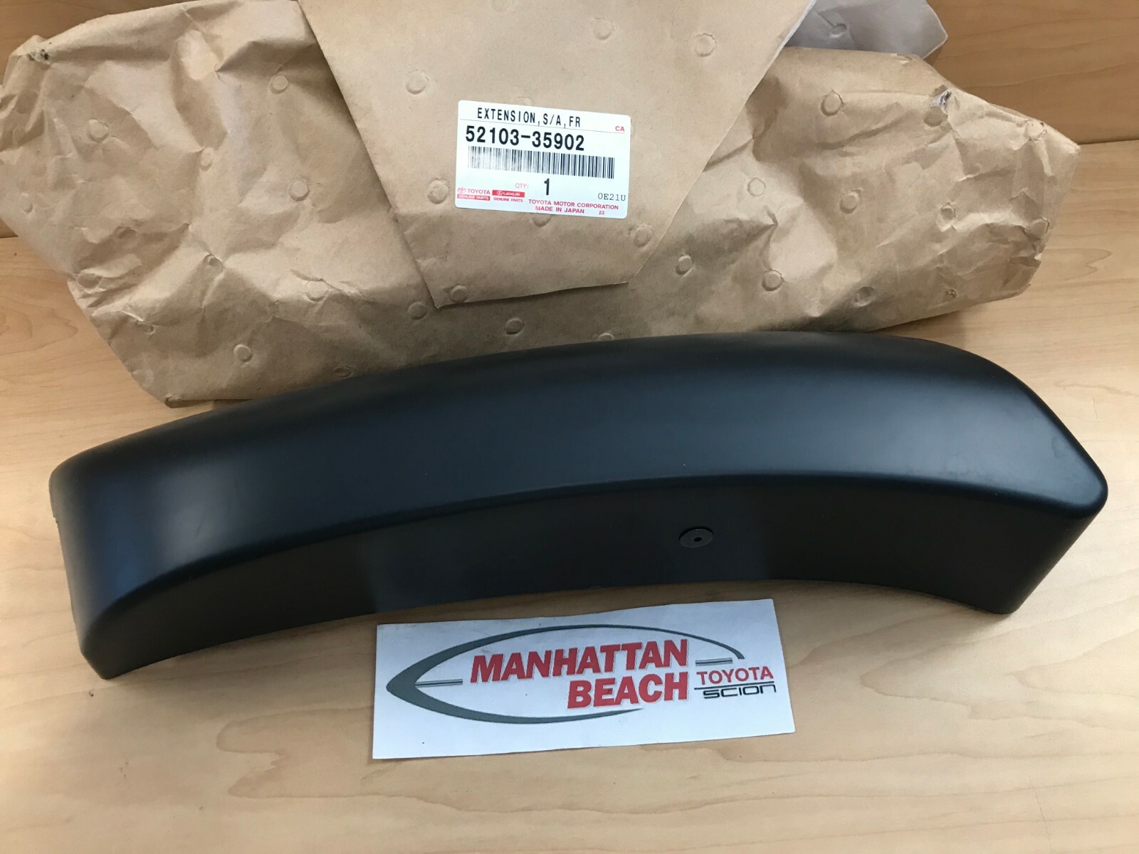 New 99-02 4runner Left Front Bumper Fender Flare Extension Genuine ...