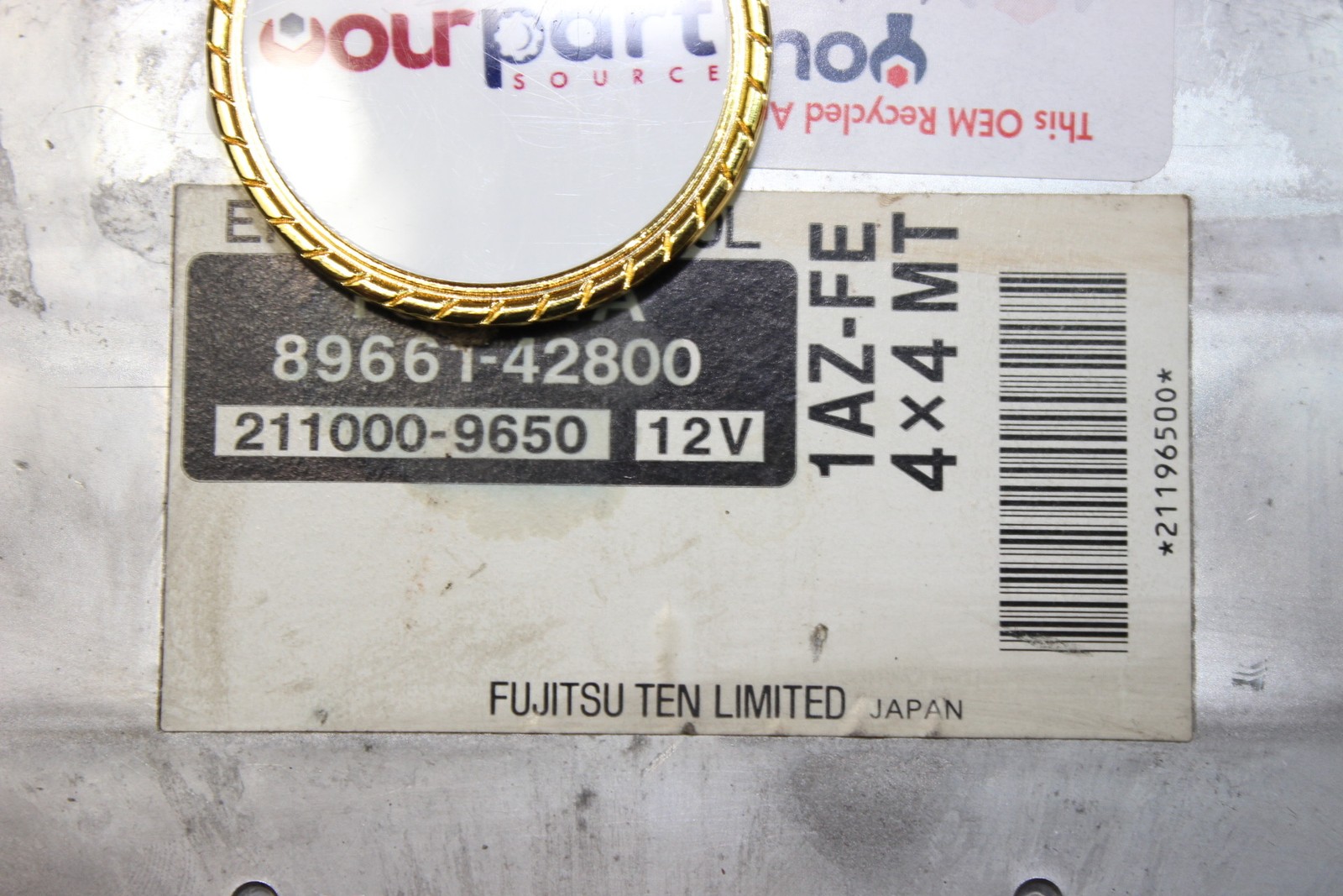 Remanufactured 2001-2003 Toyota Rav4 M/t 4x4 Ecu Ecm Pcm Engine Control ...