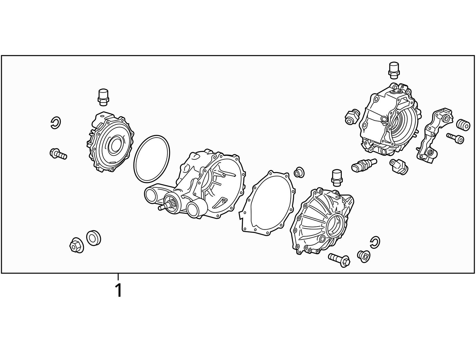 Used 2016-2020 Cadillac Cts-v Camaro Zl1 Rear Differential Axle Carrier ...