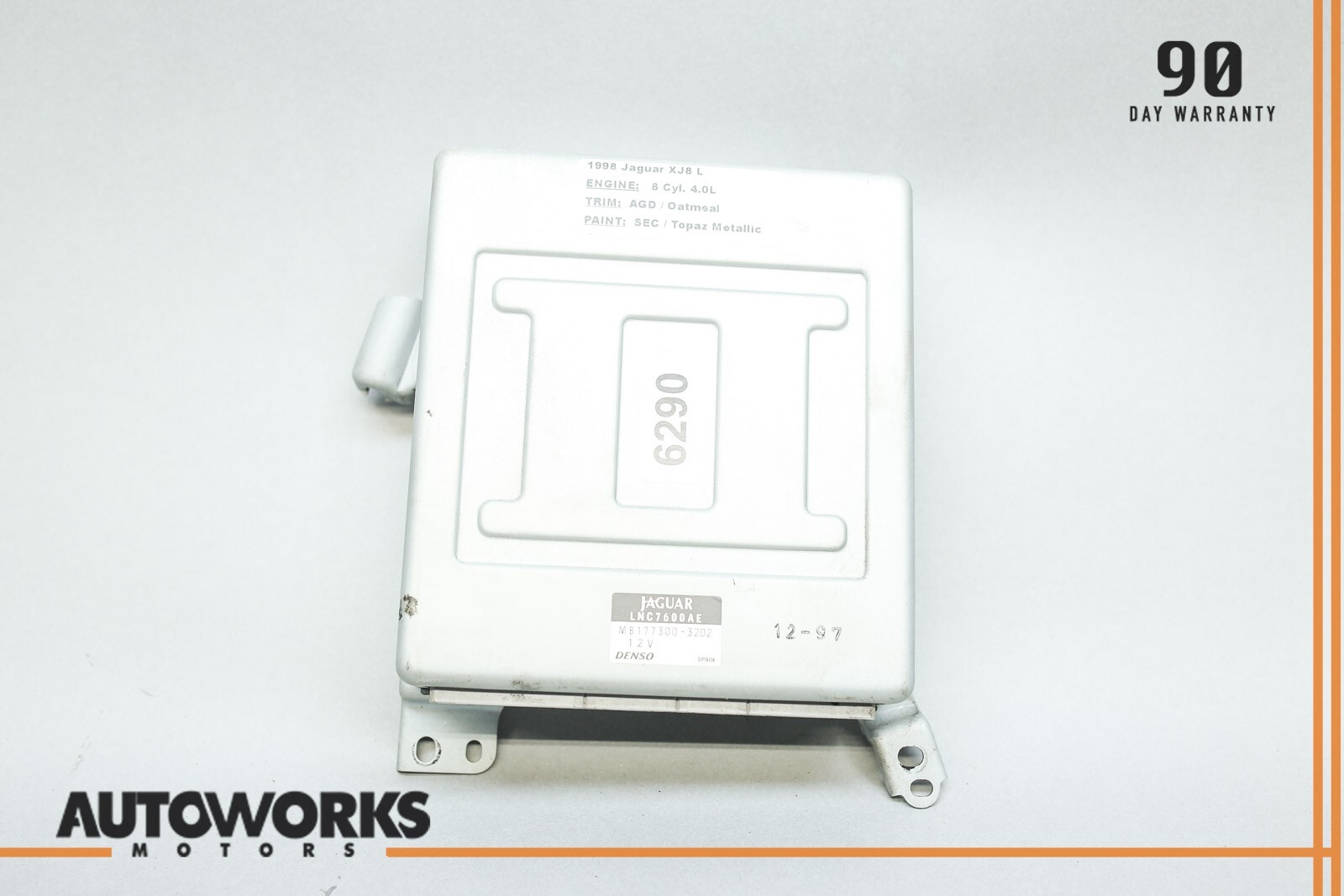 Used 1998-2003 Jaguar X308 Xj8 Xjr Vdp Climate Temperature Control Module Lnc7600ae Oem for Sale ...