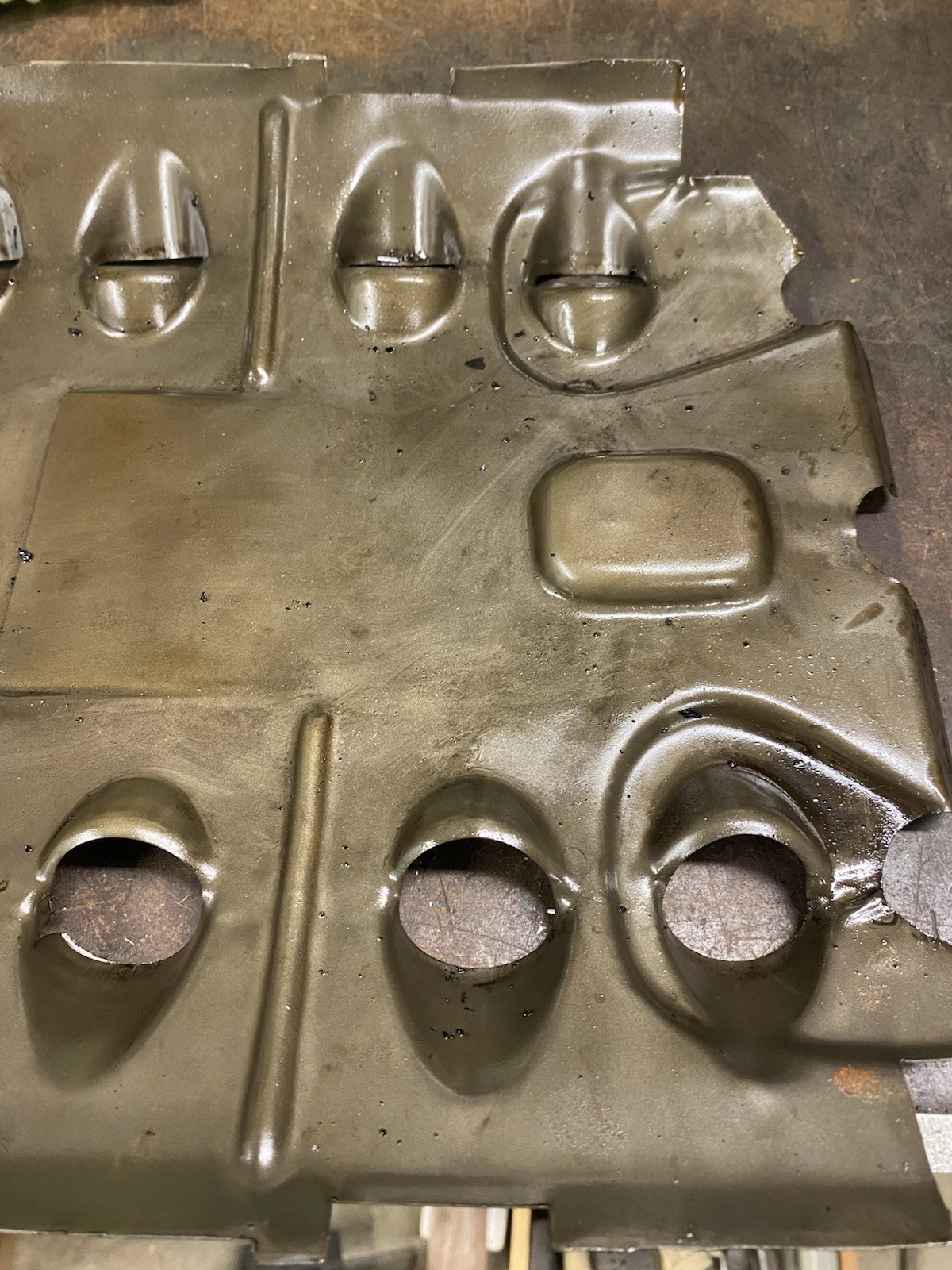 Used Ford Fe Engine Lifter Valley Pan Oil Baffle 360 390 428 #36 for ...