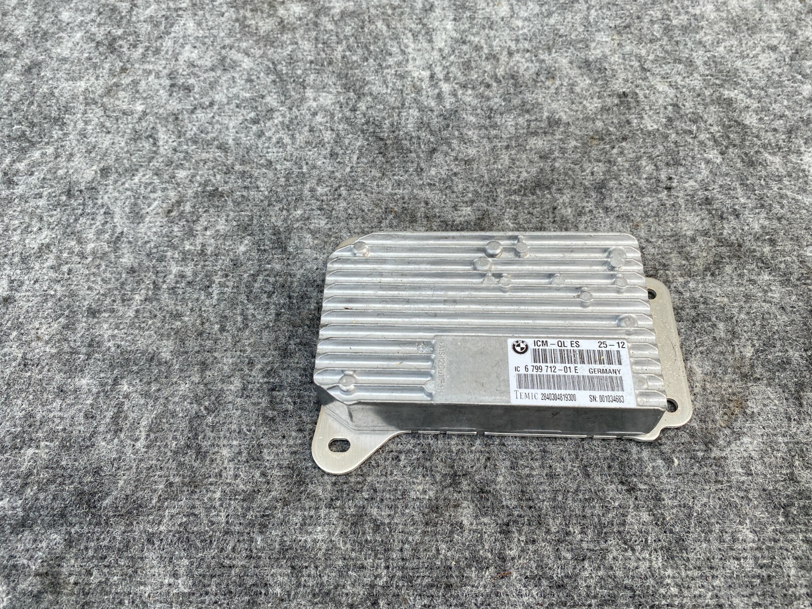 Used Icm Control Module 6799712 Bmw F10 550i F12 535i 650i (11-16) Oem ...