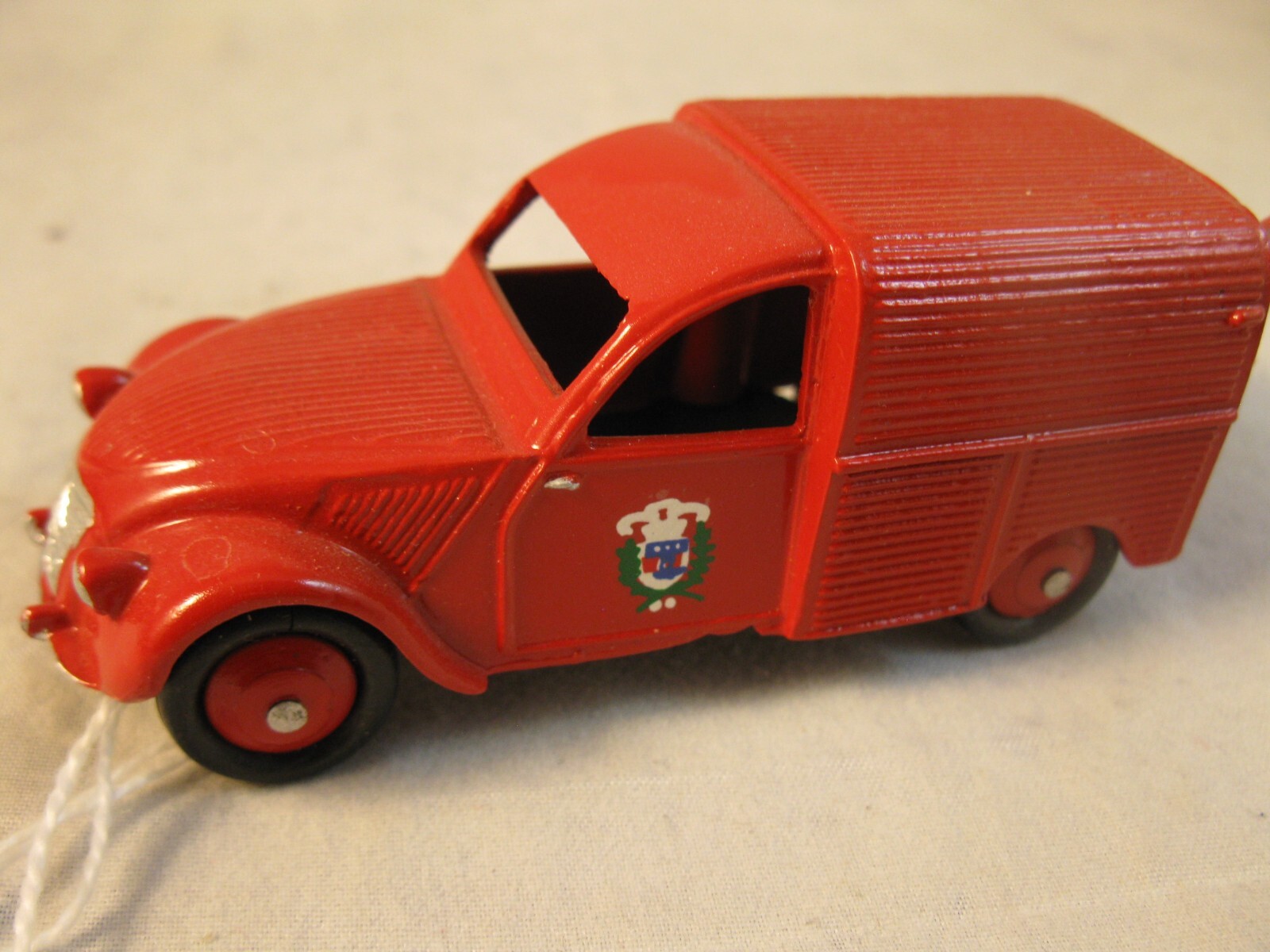 Used Dinky Toys 25dr Citroen 2cv Fire Van Red Made Perfect Repaint for Sale