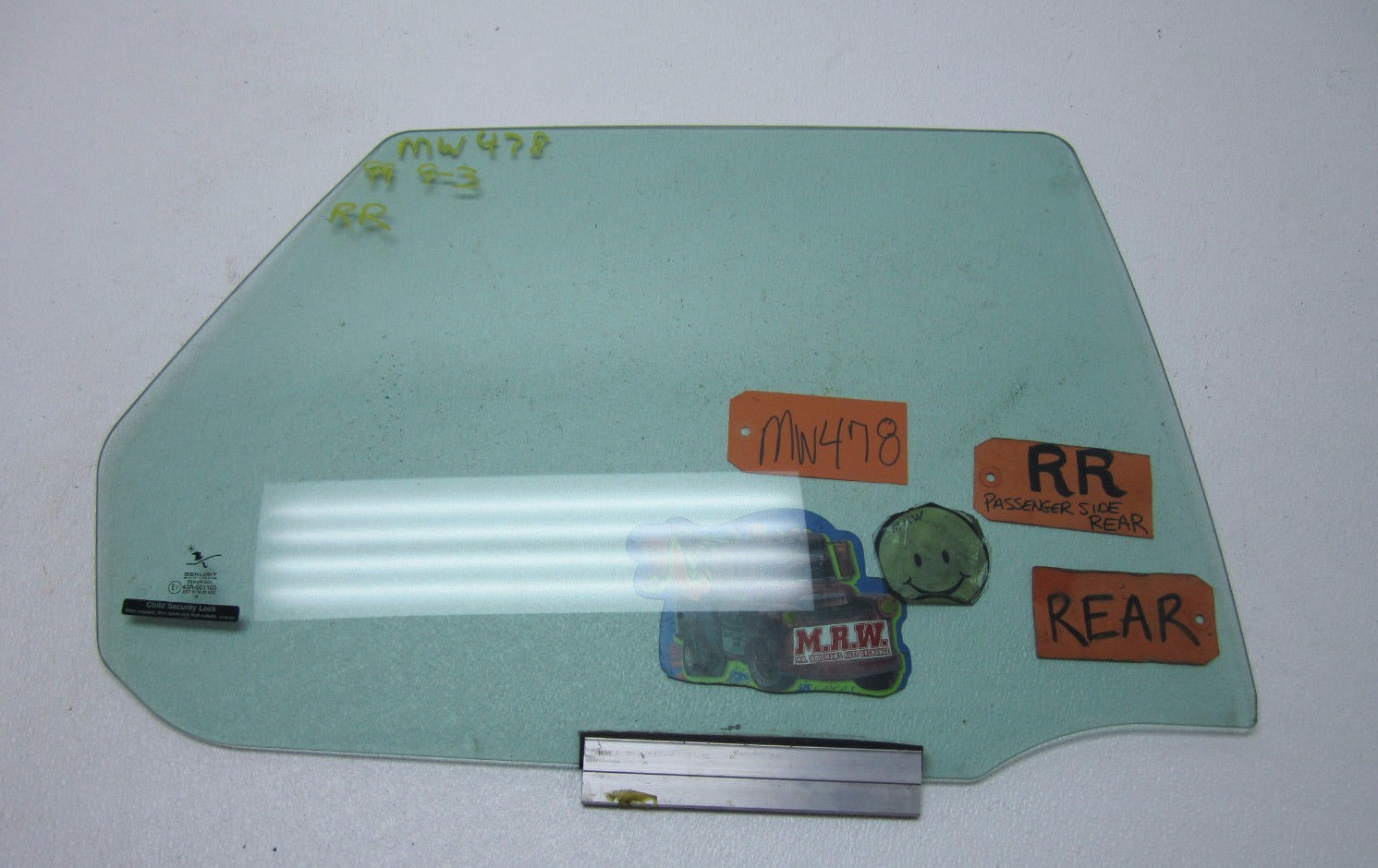 Used Door Glass Window Rear Right Passenger R 1995-1999 0 2001-2003 ...