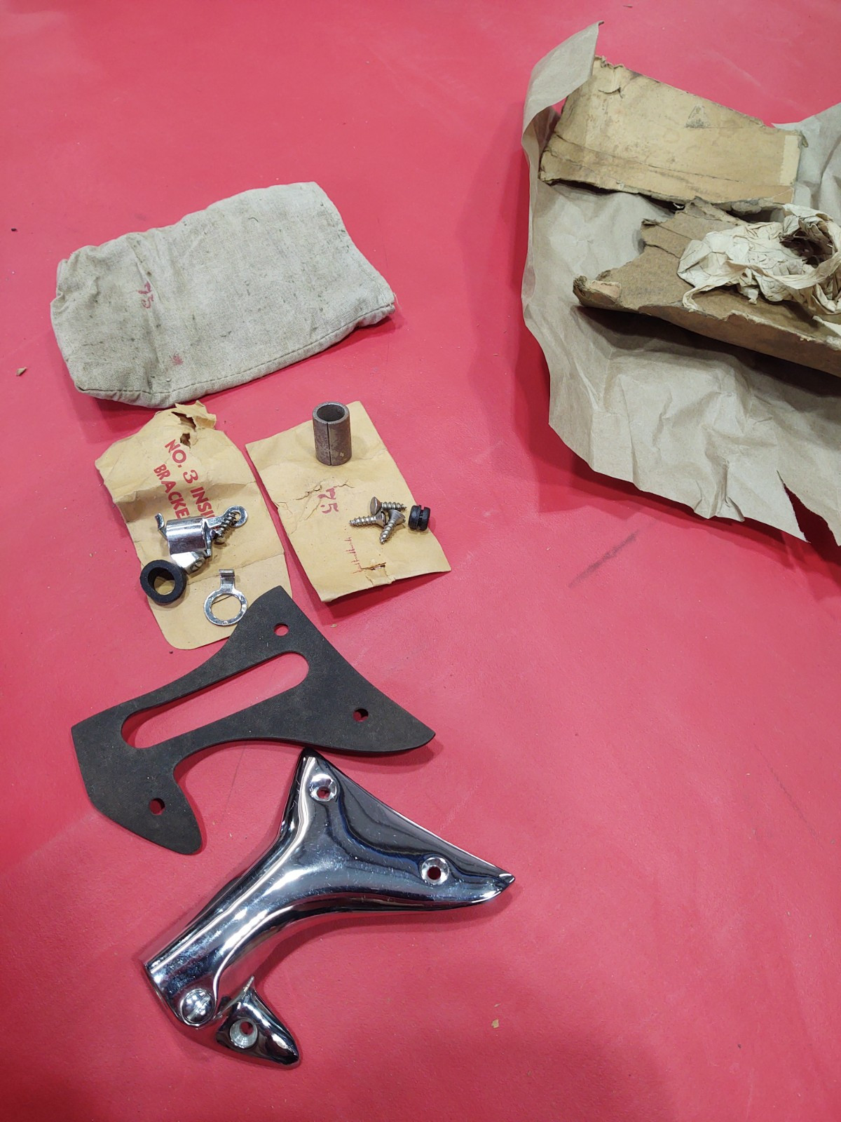 For Parts Or Not Working Nos New Unity Fender Door Spotlight Bracket ...