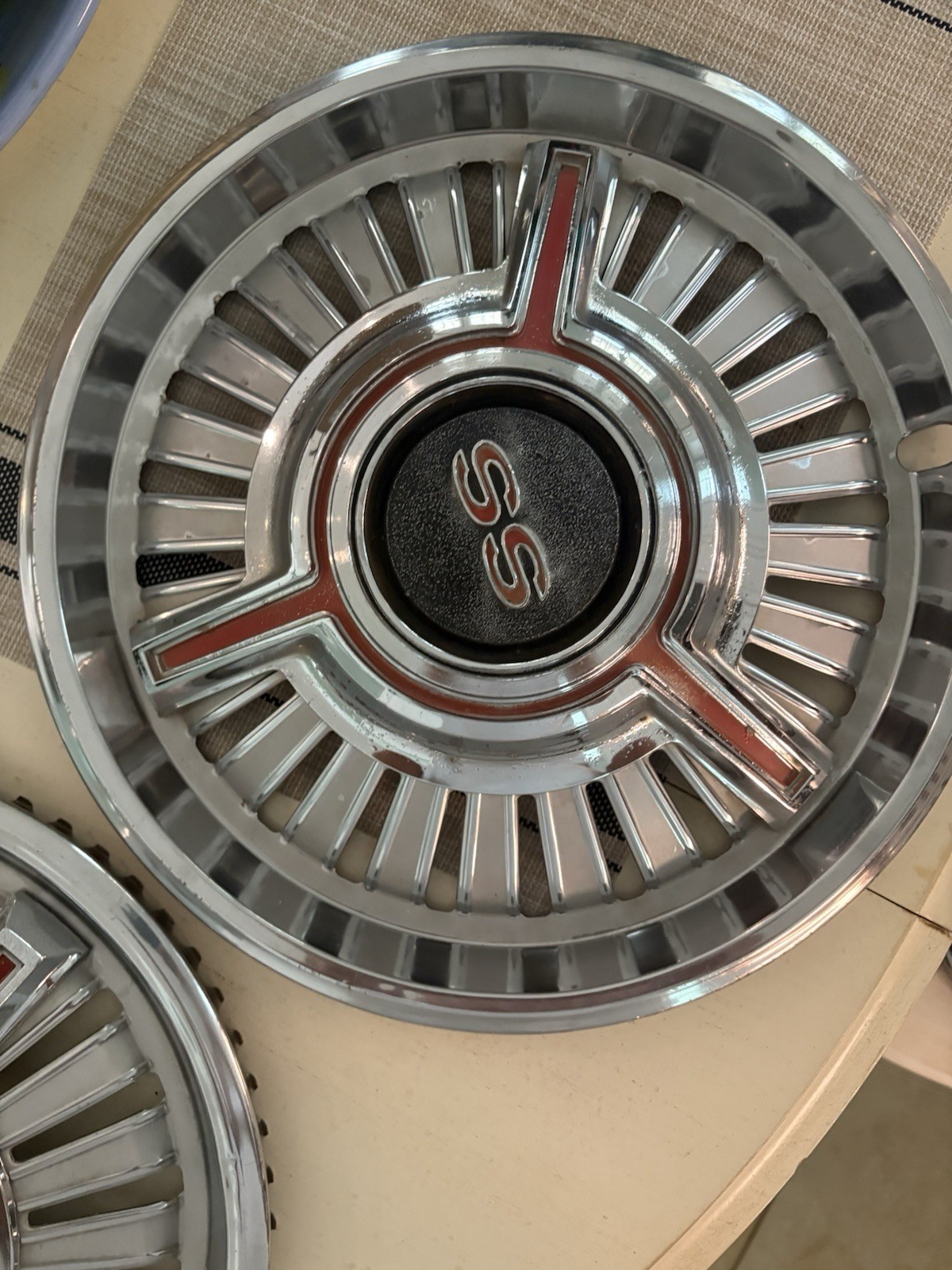 Used 1965 Chevrolet Ss Hub Caps Set Of 4, Good Condition for Sale ...