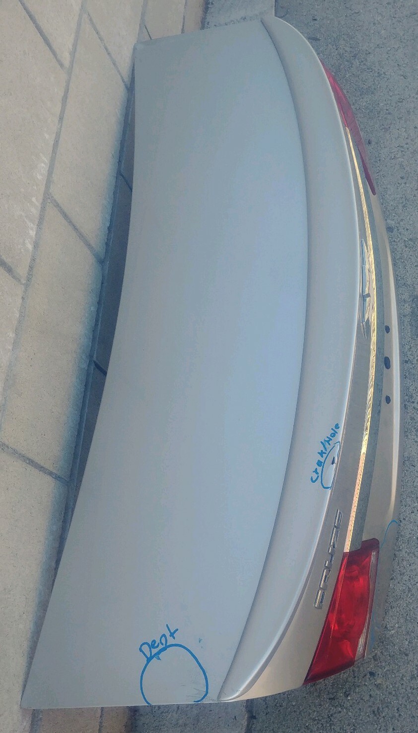 Used 2011-2012 2014-2015 Chevy Cruze Trunk Lid Complete Oem 95213160 ...