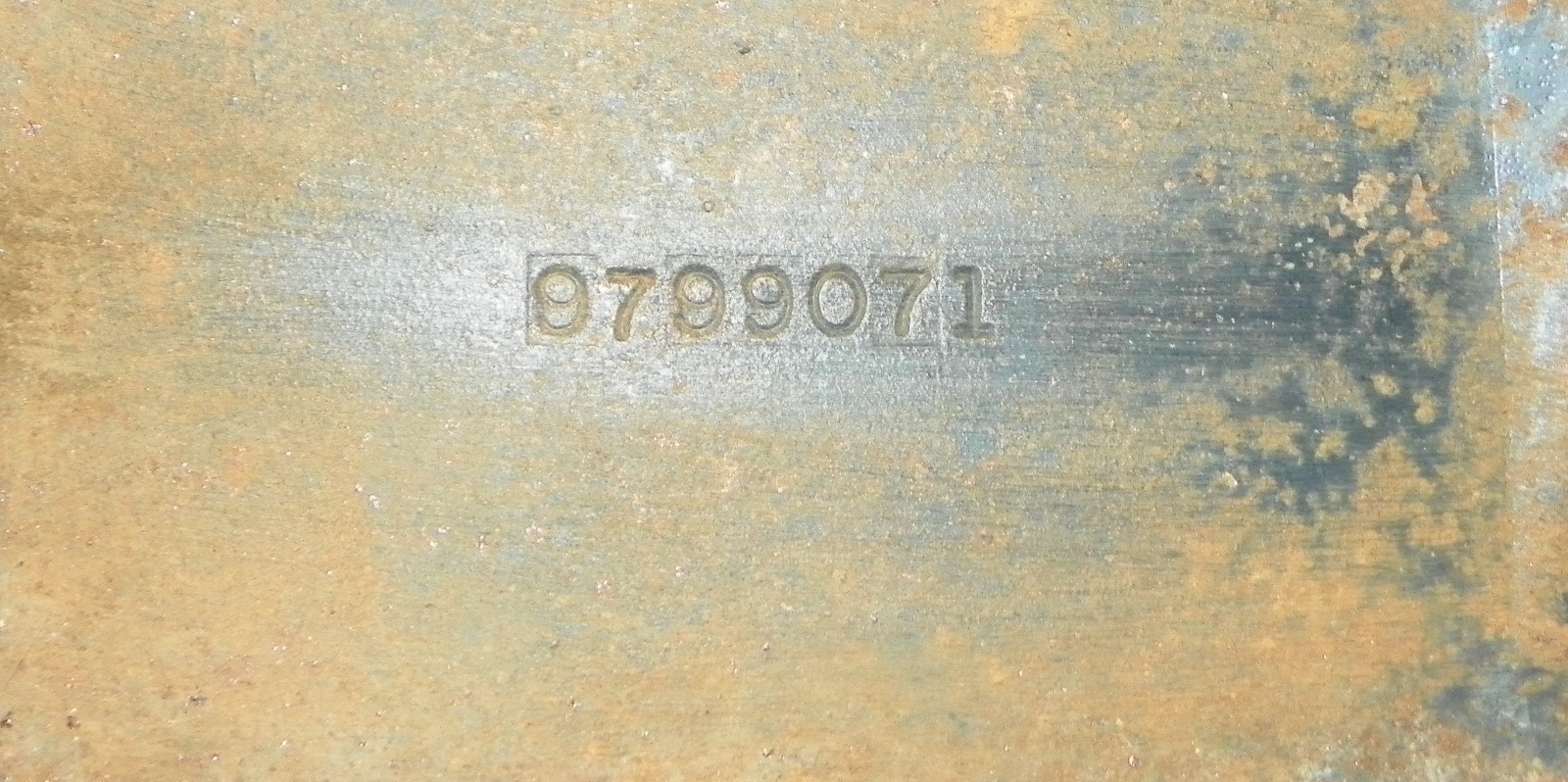 Used 1970-1972 Gto Lemans Original Gm Rear Bumper Upper Center Bracket ...