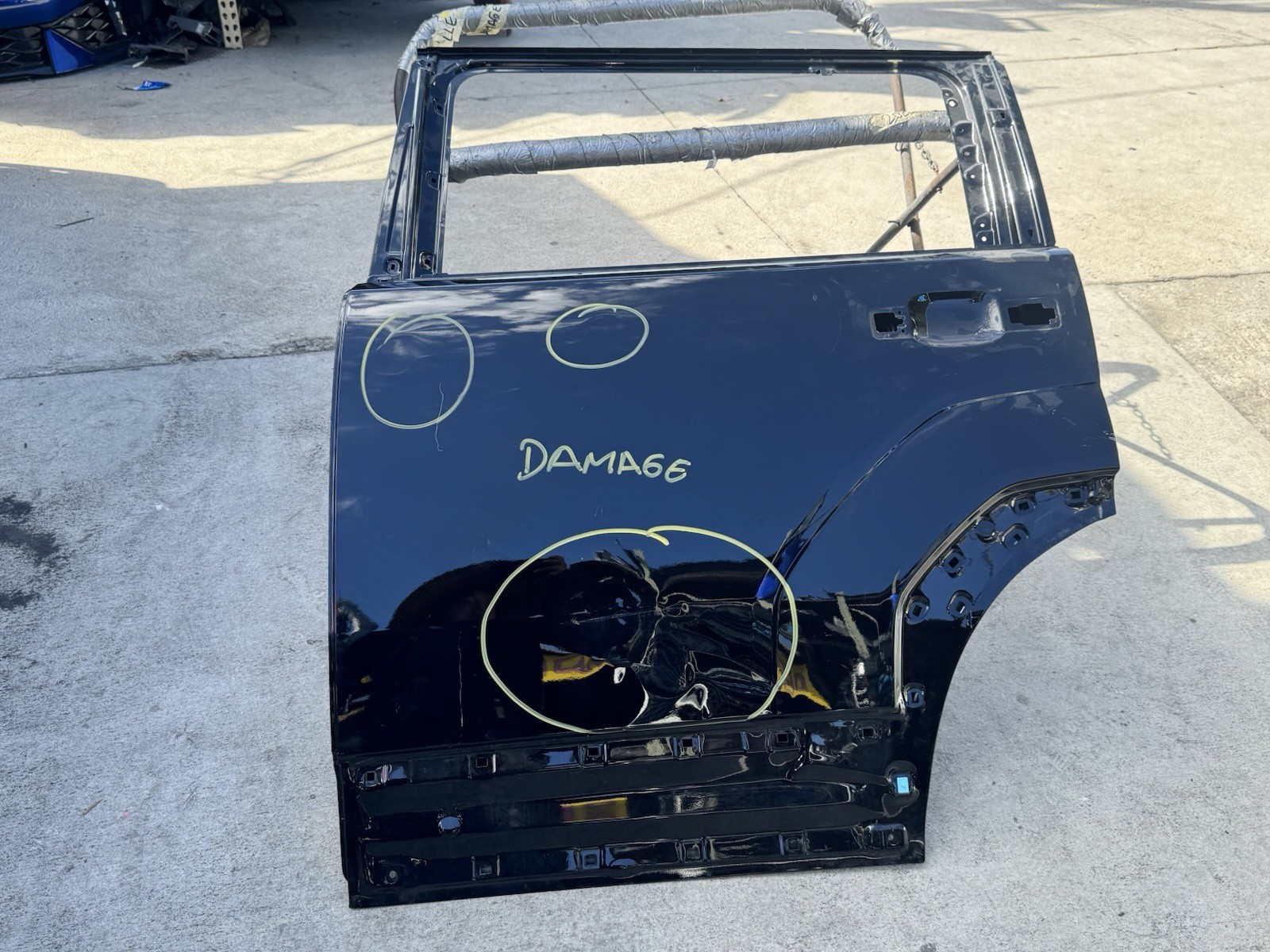 Used 2024-2026 Hyundai Santa Fe Left Rear Door Shell Oem (no Shipping ...