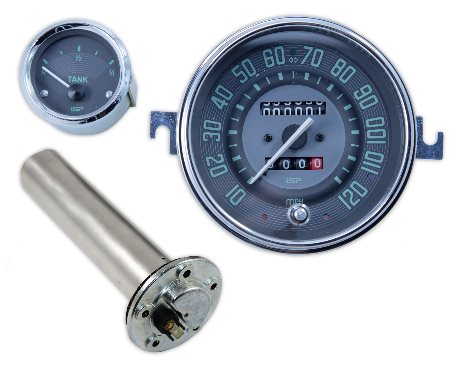 New Vw Type 2 Bus 1955-1967 120 Mph Speedometer W/trip Fuel Gauge Kit ...