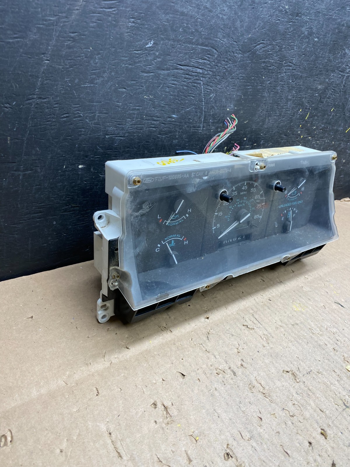 Used 1992 1996 To Ford F150 F-series Bronco Speedometer Cluster Gauge ...