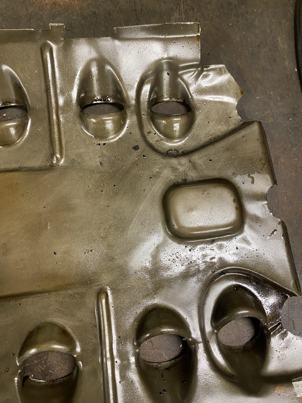 Used Ford Fe Engine Lifter Valley Pan Oil Baffle 360 390 428 #36 for ...