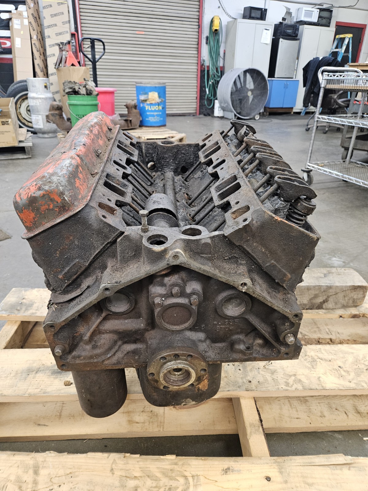 For Parts Or Not Working 1962 Chevy 283 Engine Long Block 3789935 935 ...