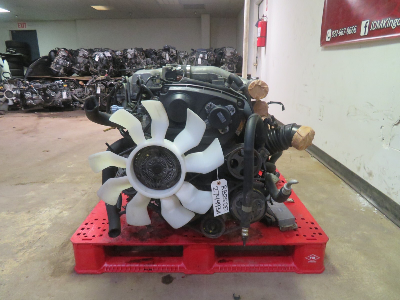 Used Jdm Nissan Skyline R33 Rb25det 2.5l Turbo Engine Wiring Ecu Rb25 ...