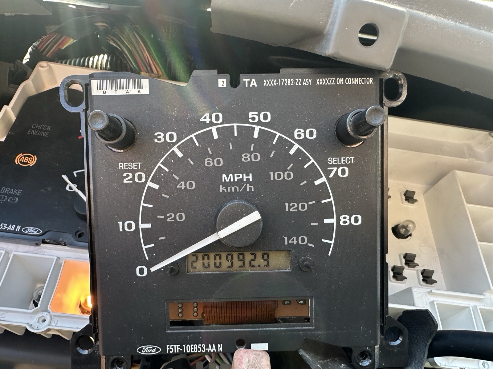 Used 1992-1996 Ford F150 Speedometer 200,993 Miles Oem F250 F350 Psom ...